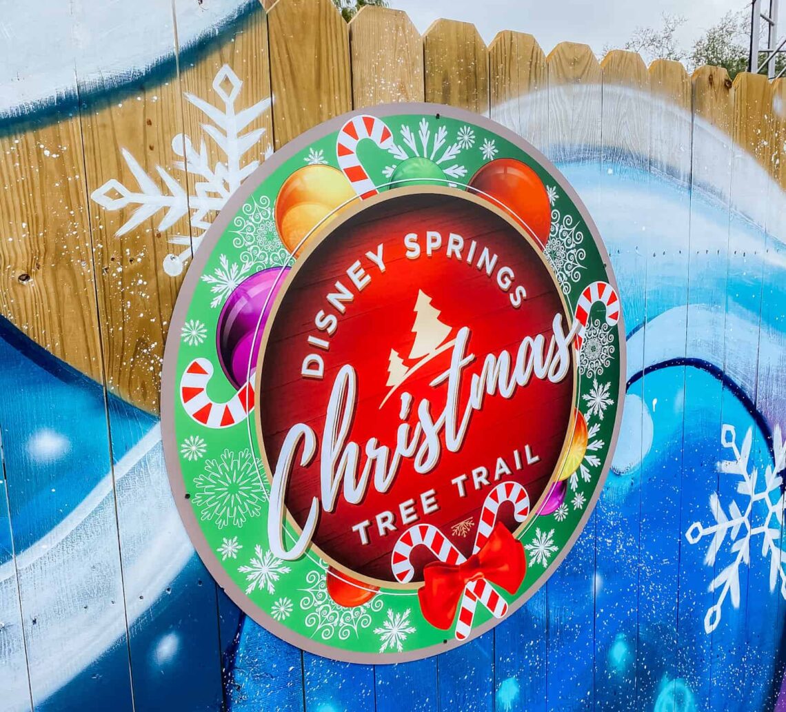 Christmas Tree Trail at Disney Springs - a Magical Life for Me